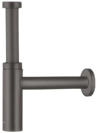 Hansgrohe - Designový sifon Flowstar S, kartáčovaný černý chrom 52105340