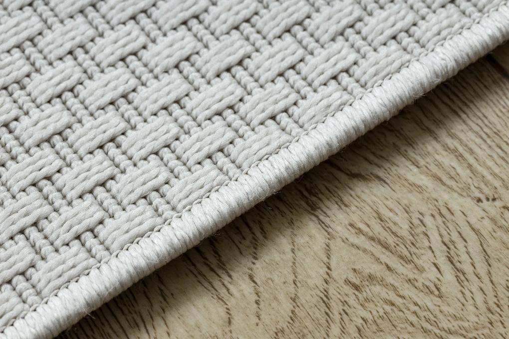 Dywany Łuszczów Kusový koberec Timo 6272 White – na ven i na doma Rozměry koberců: 70x200