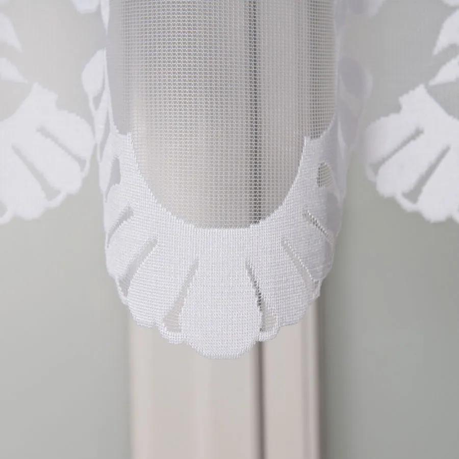Dekorační oblouková krátká záclona na žabky IRENA bílá 310x160 cm MyBestHome