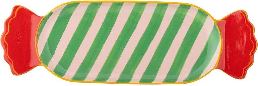 Kameninový tác s vánočním motivem 10,5x28 cm Caramella – Bloomingville