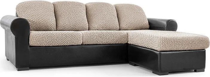 Bielastické potahy MODULO béžové  opěrný polštář S (60-90 cm x 50-80 cm)