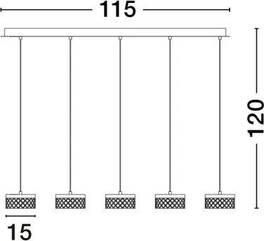 Závěsné LED svítidlo NOVA LUCE BION 32W 3000K 9186943