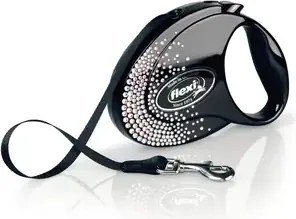 Flexi Glam Splash M pásek 5m Crystal / Vodítko