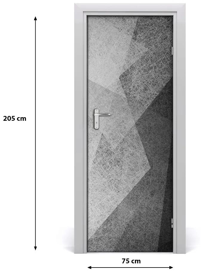 Fototapeta samolepící dveře abstraktní linie 75x205 cm