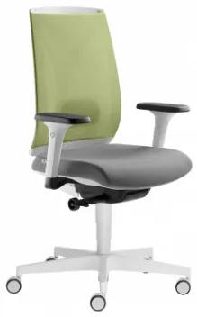 LD seating Kancelářská židle LEAF 504-SYA bez područek Mechanika bez posuvu sedáku Hlavová opěrka bez hlavové opěrky LÁTKY 1 / FLORIDA, ERA 2021 SÍŤOVINY NET