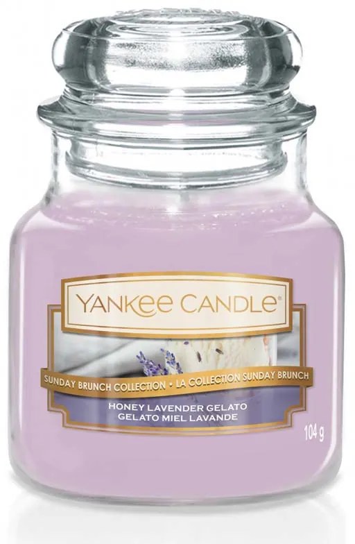 Yankee Candle - vonná svíčka Honey Lavender Gelato 104g