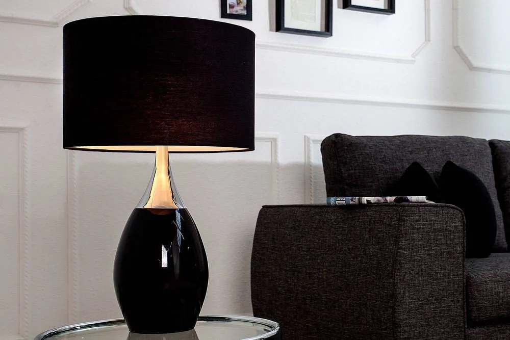 Stolní lampa Aaria 60 cm černá Biano.cz