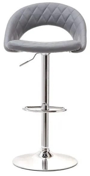 design4life Barová židle Nela šedá