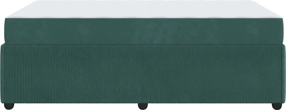 Rám postele Tmavě zelená 120 x 190 cm textil 3398376