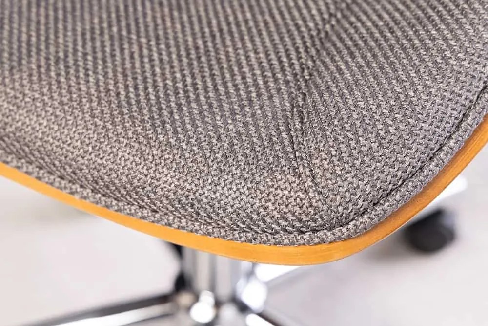 Designová kancelářská židle Uriela ořech / šedá