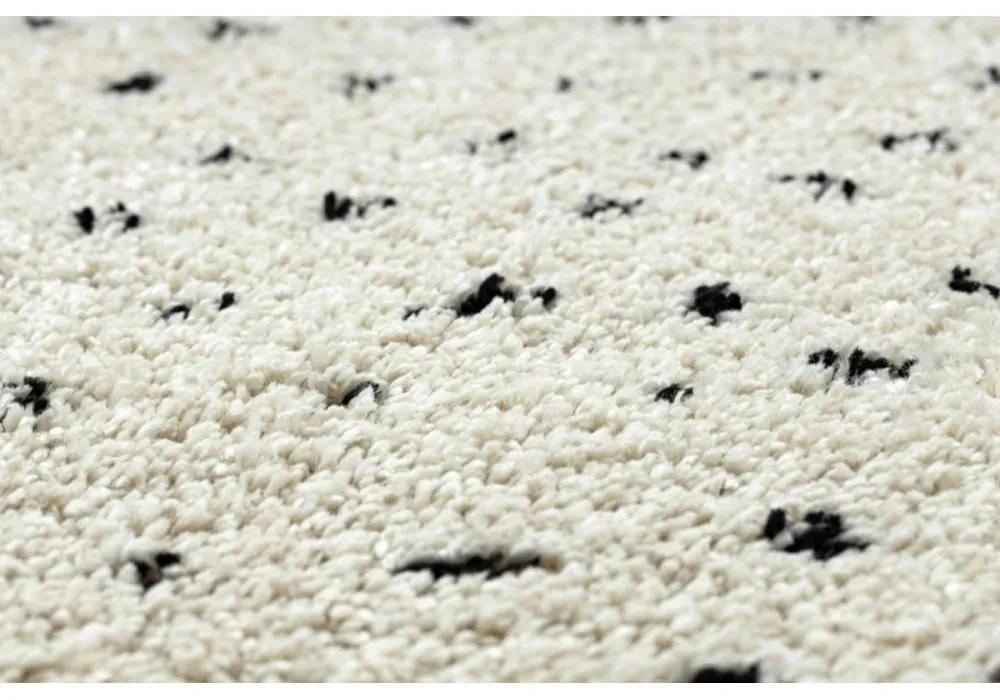 Kusový koberec Shaggy Syla krémový 140x190cm