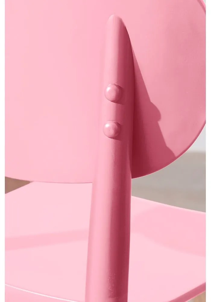 Růžová jídelní židle – Really Nice Things