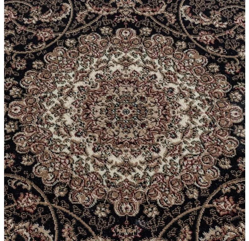 Ayyildiz Kusový koberec KASHMIR 2606, Černá Rozměr koberce: 80 x 150 cm