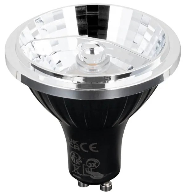 GU10 3-stupňová stmívatelná LED žárovka 70mm 6W 500 lm 2200-3600K