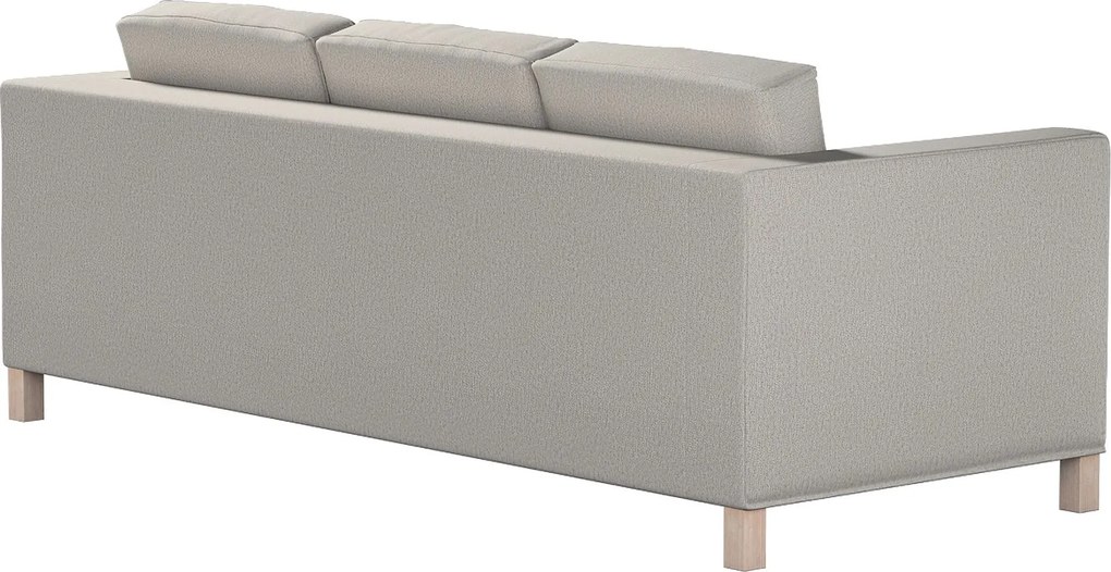 Potah na pohovku IKEA Karlanda 3-místná nerozkládací, krátký barva šedá látka pletený vzor