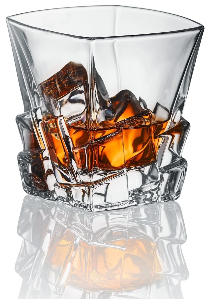 Bohemia Jihlava křišťálový whisky set Crack 1+6