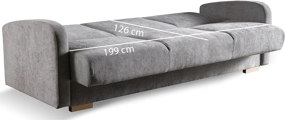 Sedací sestava LAOSA | 3+1 | rozkládací + úložný prostor | matana 19 hnědá