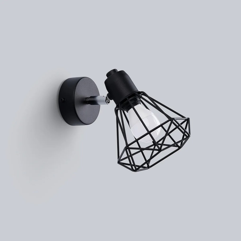 Sollux Lighting Nástěnné svítidlo ARTEMIS 1 Černá