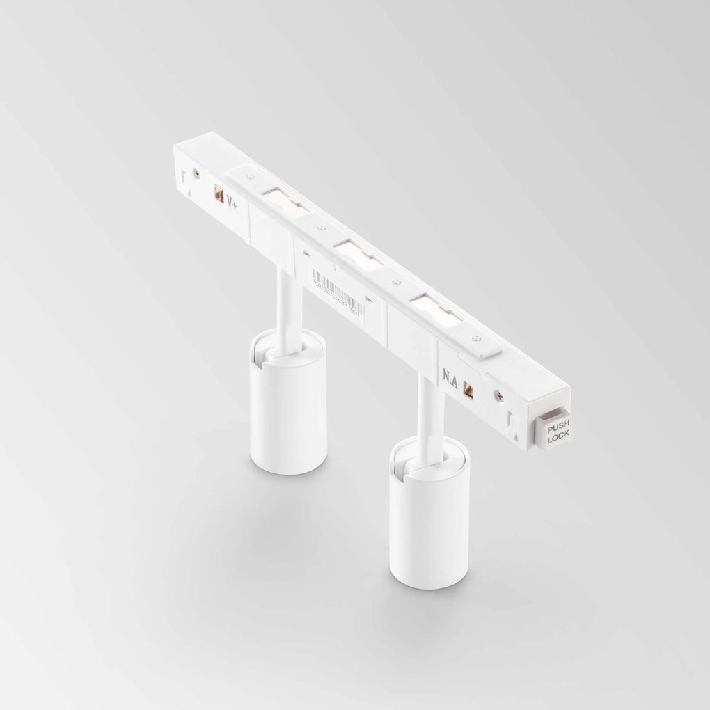 Ideal Lux LED reflektor EGO TRACK DOUBLE 3000K Barva: Bílá, Varianty: 5W, Stmívání: On-Off