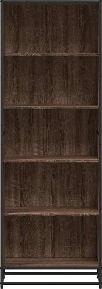 Knihovna hnědý dub 60 x 35 x 170,5 cm kompozitní dřevo 3300854