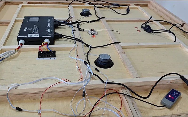 BPS-koupelny Kombinovaná sauna 2v1  - Infrasauna + finská sauna 160x160, 3-4 osoby