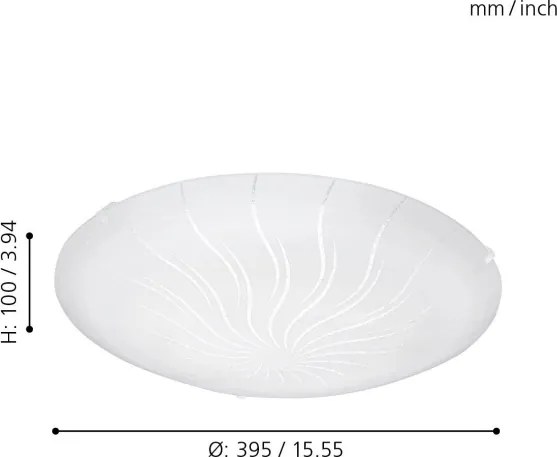 Eglo 96091 - LED stropní svítidlo MARGITTA 1 LED/16W/230V