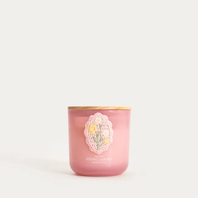 Svíčka CROHET Spring garden 770715