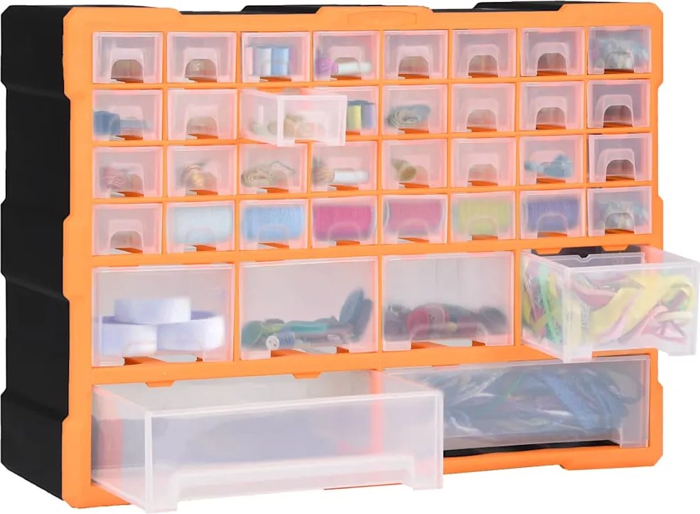 Organizér se 38 zásuvkami 52 x 16 x 37,5 cm 147577
