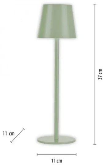 Leuchten Direkt 19250-43 - LED Venkovní nabíjecí lampa EURIA LED/3W/5V IP54