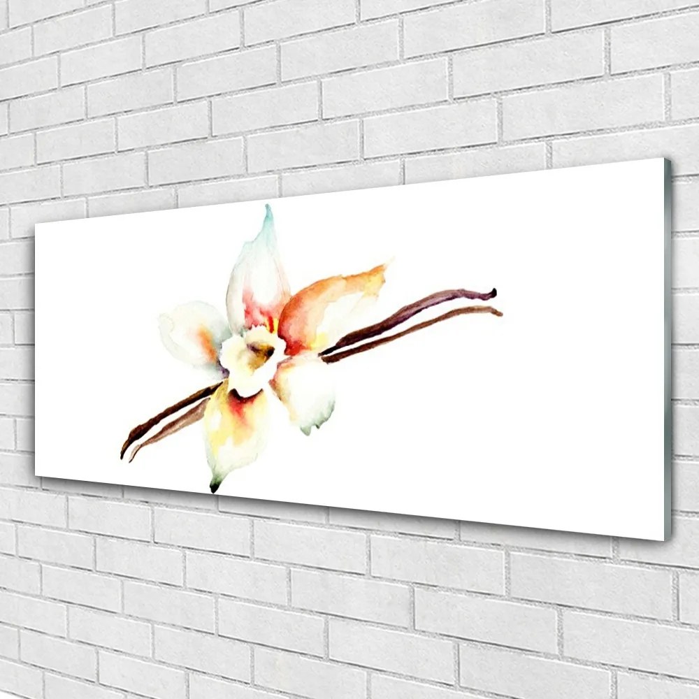 akrylový obraz Květ Umění 125x50 cm