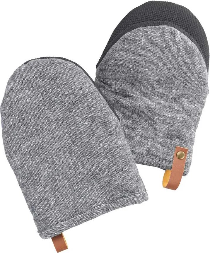 Kuchyňské chňapky ADA MINI, 2 ks, bavlna, šedé, WENKO