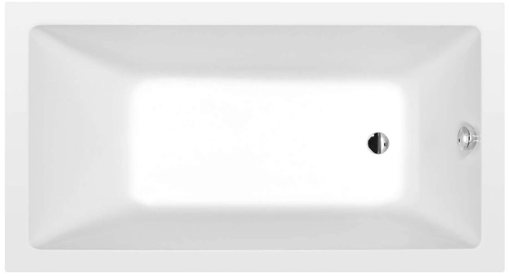 Polysan - Vana 160x80 cm, matná bílá 71722.11