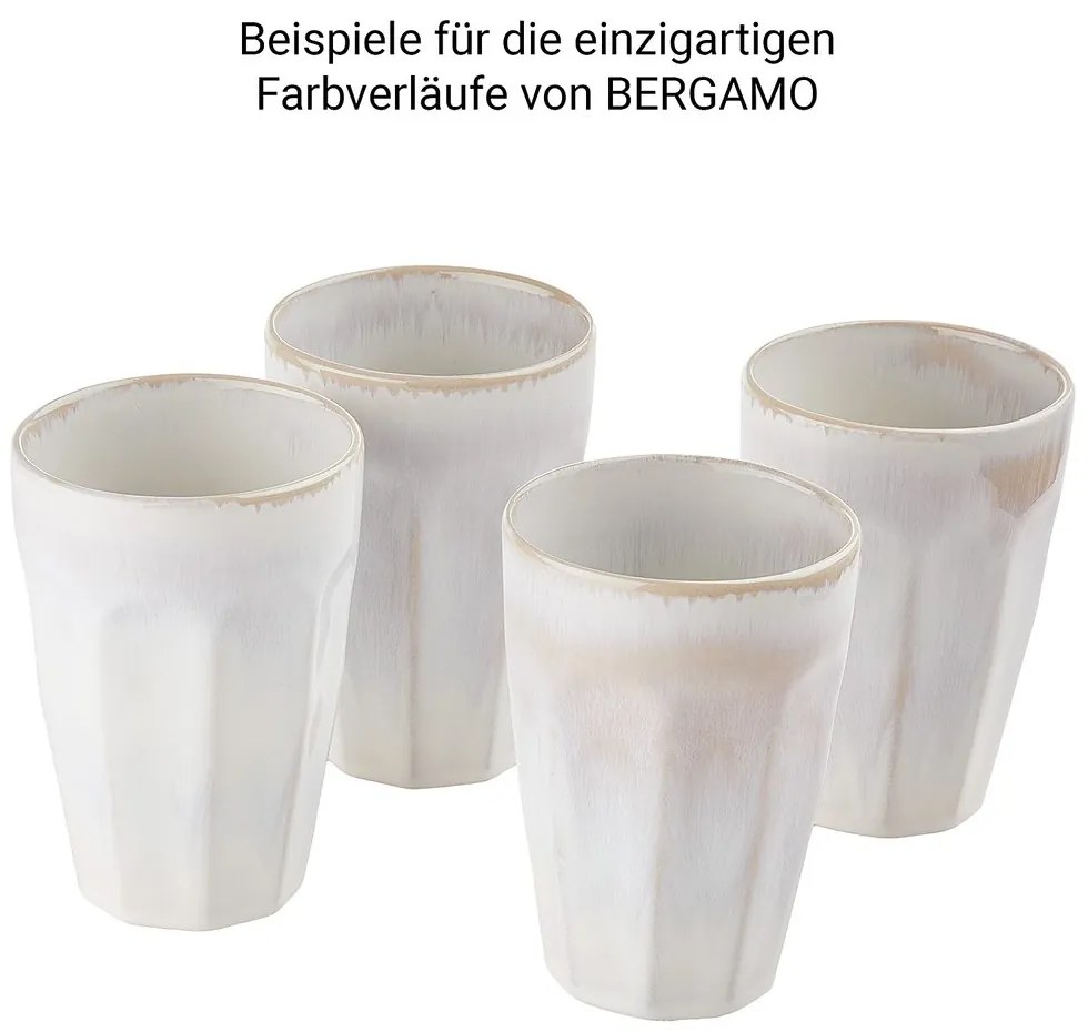 BERGAMO Hrnek Latte macchiato 330 ml - bílá