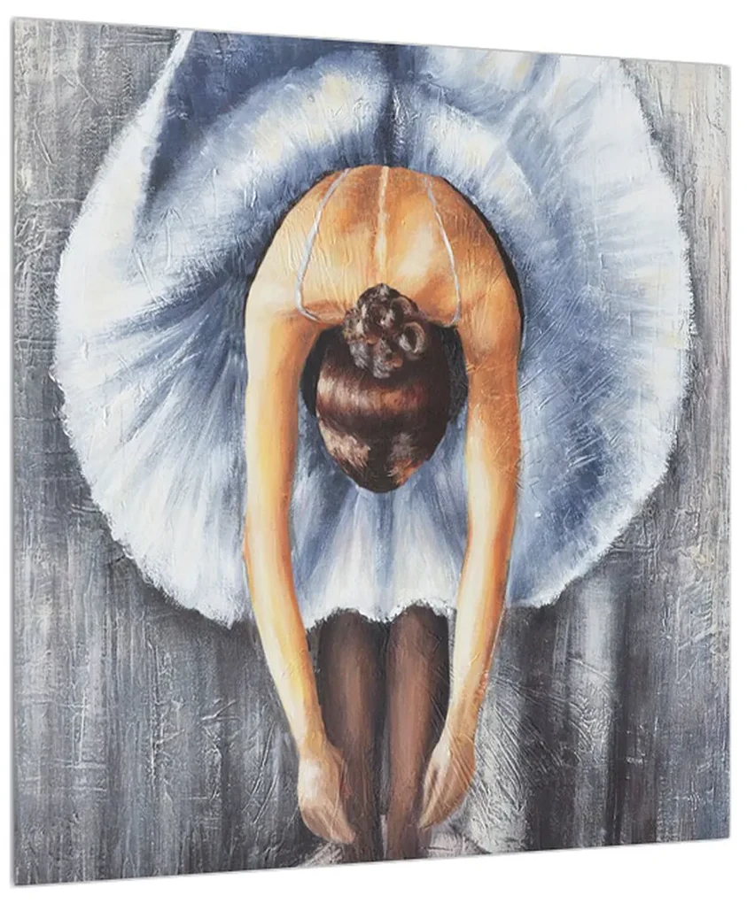 Obraz předkloněné baletky (40x40 cm) | BIANO