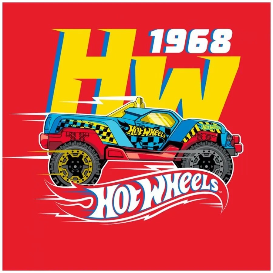 Dětský magický ručník Hot Wheels - 30 x 30 cm