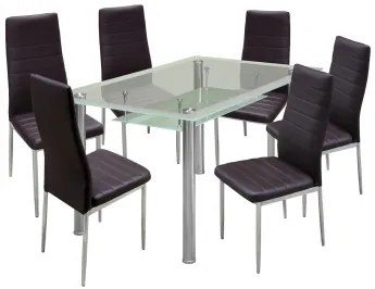 Jídelní set pro 6 osob židle + stůl 150x90 VENEZIA 4414