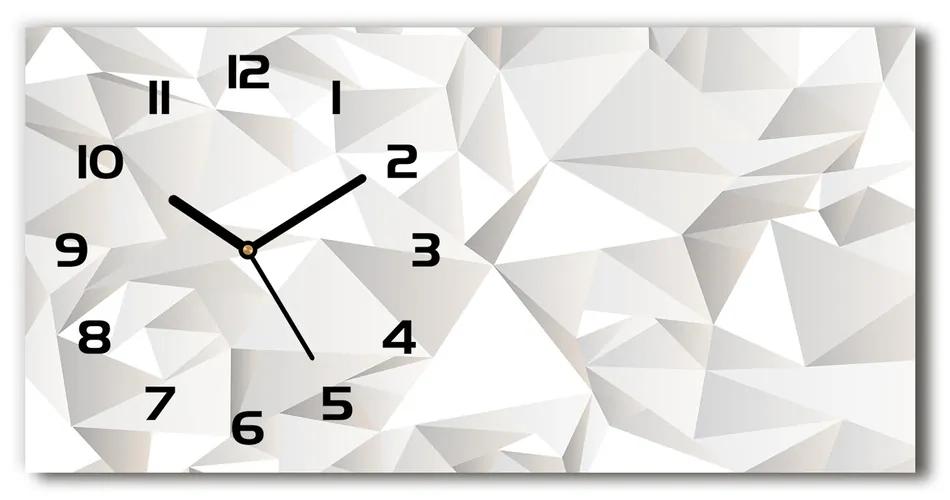 Wallmuralia Skleněné hodiny na stěnu Abstraktní pozadí 60x30 cm