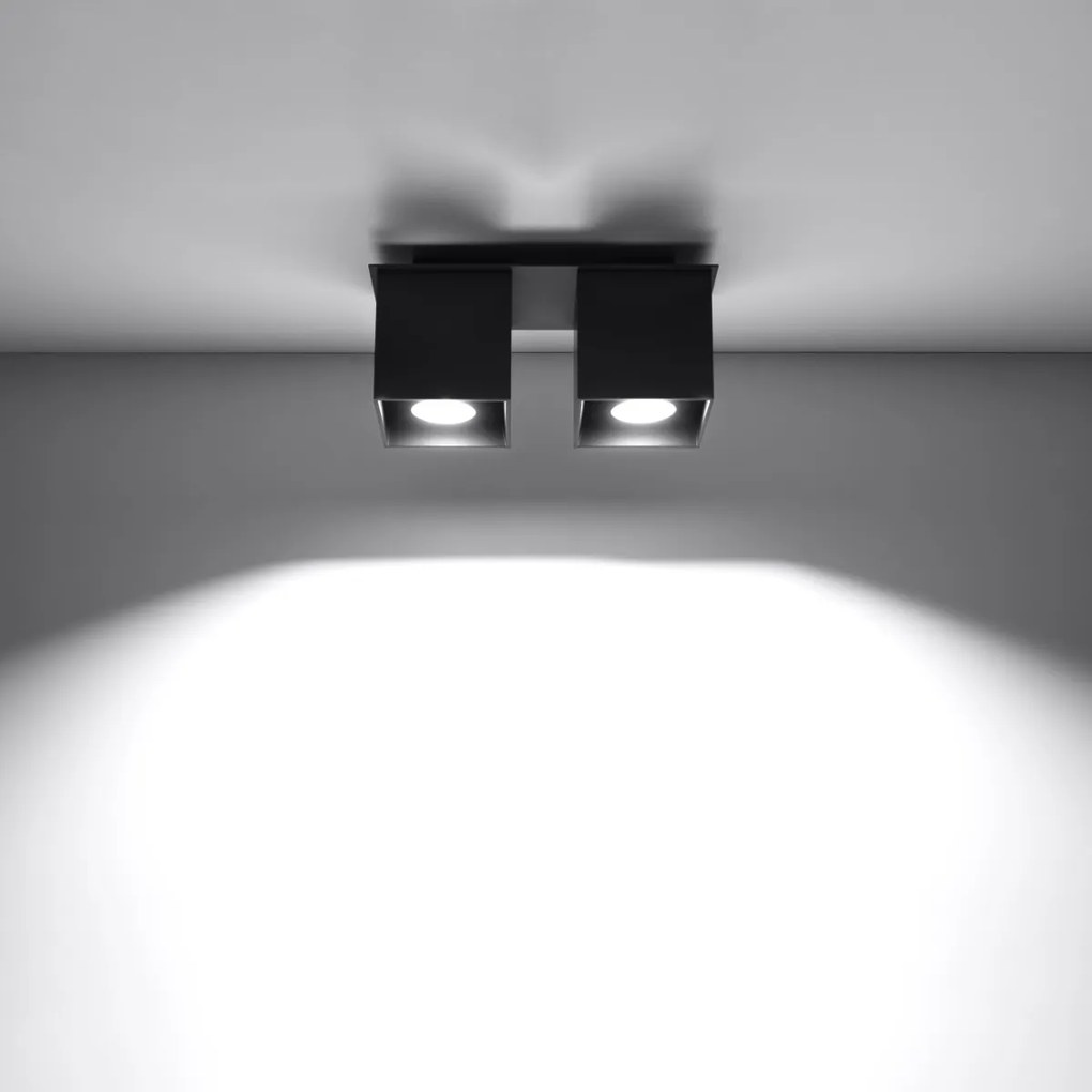 Sollux Lighting Stropní svítidlo QUAD 2 černé