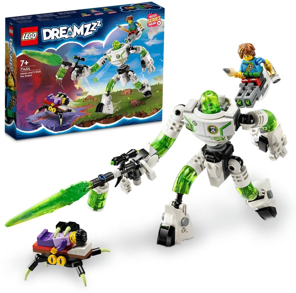 Lego stavebnice lego dreamzzz 71454 mateo a robot z-flek