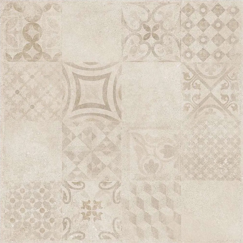 RAKO Betonico - Dekor 60x60 cm, béžová DAK62797