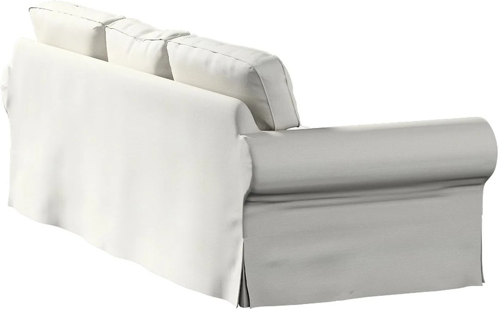 Potah na pohovku IKEA Ektorp 3-místná rozkládací, NOVÝ MODEL 2013 barva šedá látka lesklé, pletený vzor, sametová