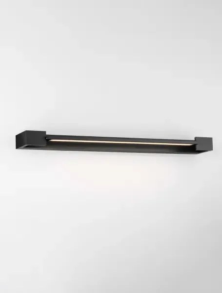 LED černá svítilna na zeď Arga 17W