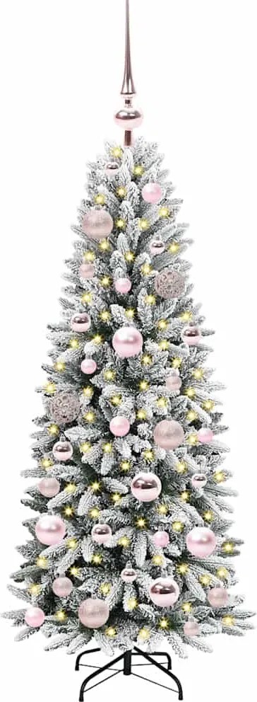 Umělý vánoční stromeček Bílá 120 cm PVC, plast, ocel a PE 3396023