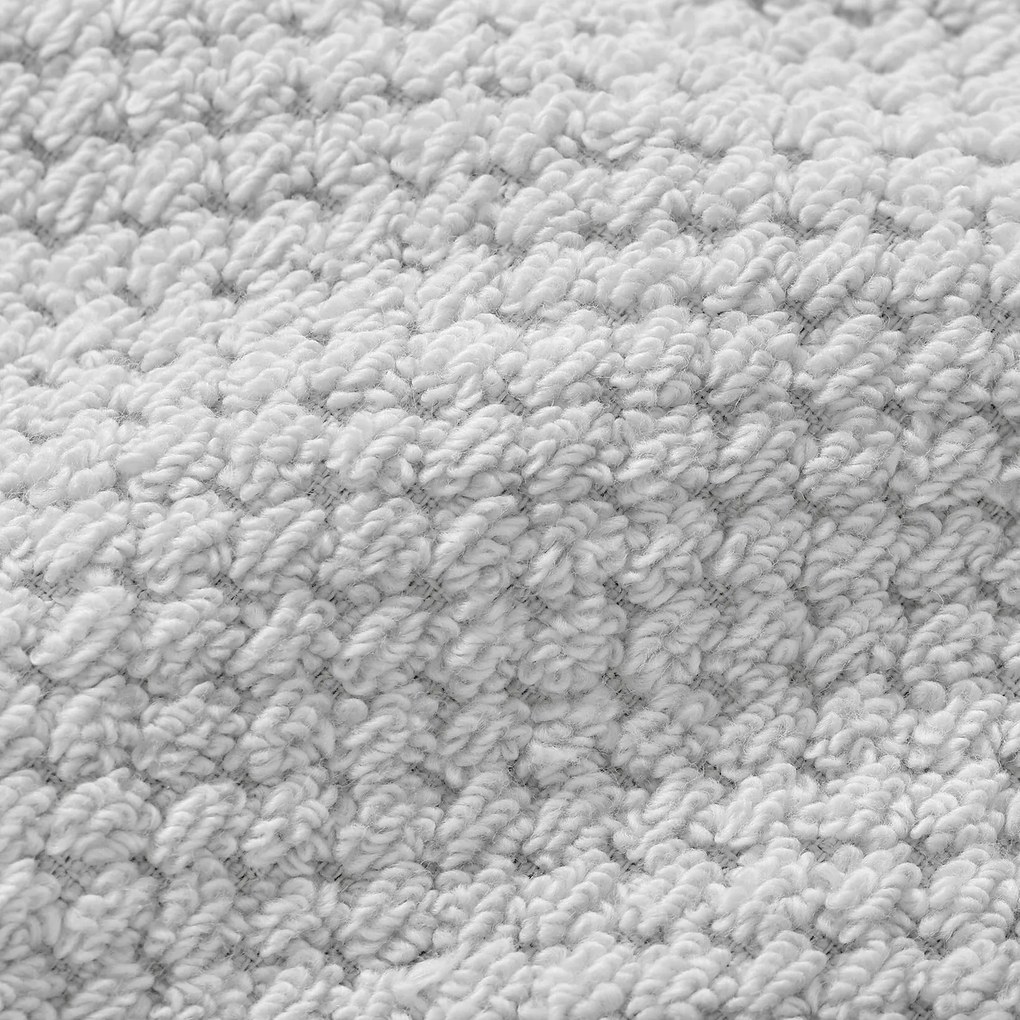 Goldea bavlněný froté ručník / osuška micro pure - světle šedý 70 x 140 cm