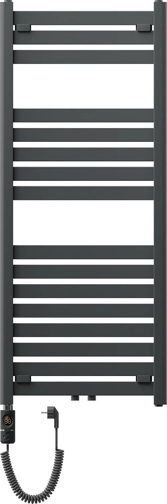 Mexen Uran, elektrické topné těleso 1200 x 500 mm, 600 W, antracitová, W105-1200-500-2600-66