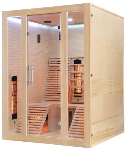 NIKIDO - S Infrasauna OSLO pro 2 osoby, 150x150x200 cm ( J40150 )