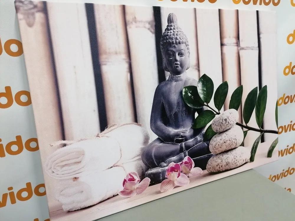 Obraz wellnes Budha - 90x60 cm