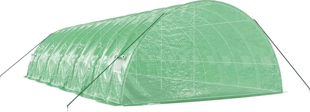 Skleník s ocelovým rámem zelený 72 m² 12 x 6 x 2,85 m 3188109