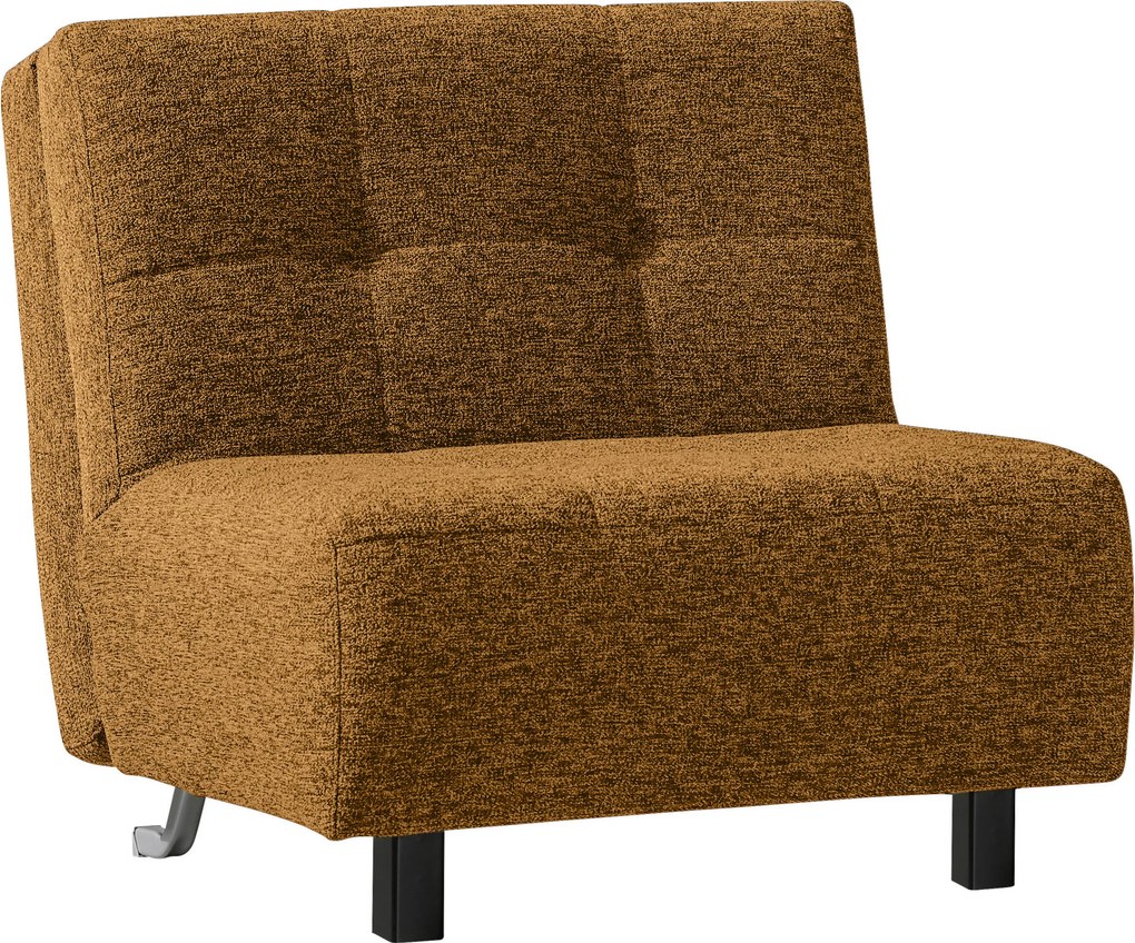 XXXLutz ROZKLÁDACÍ KŘESLO NA SPANÍ, textil, žlutá Novel - Rozkládací sedačky - 00246902612R