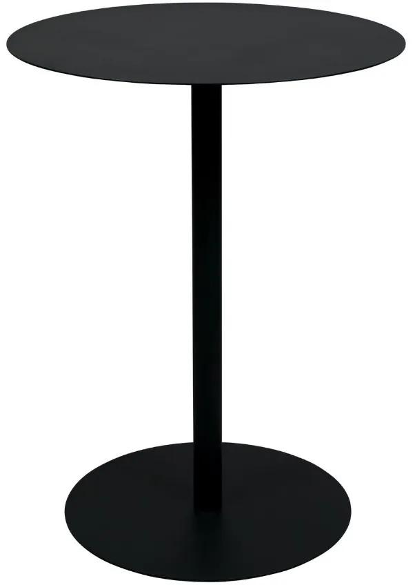 OnaDnes -20% Černý kovový bistro stůl ZUIVER SNOW 57 cm